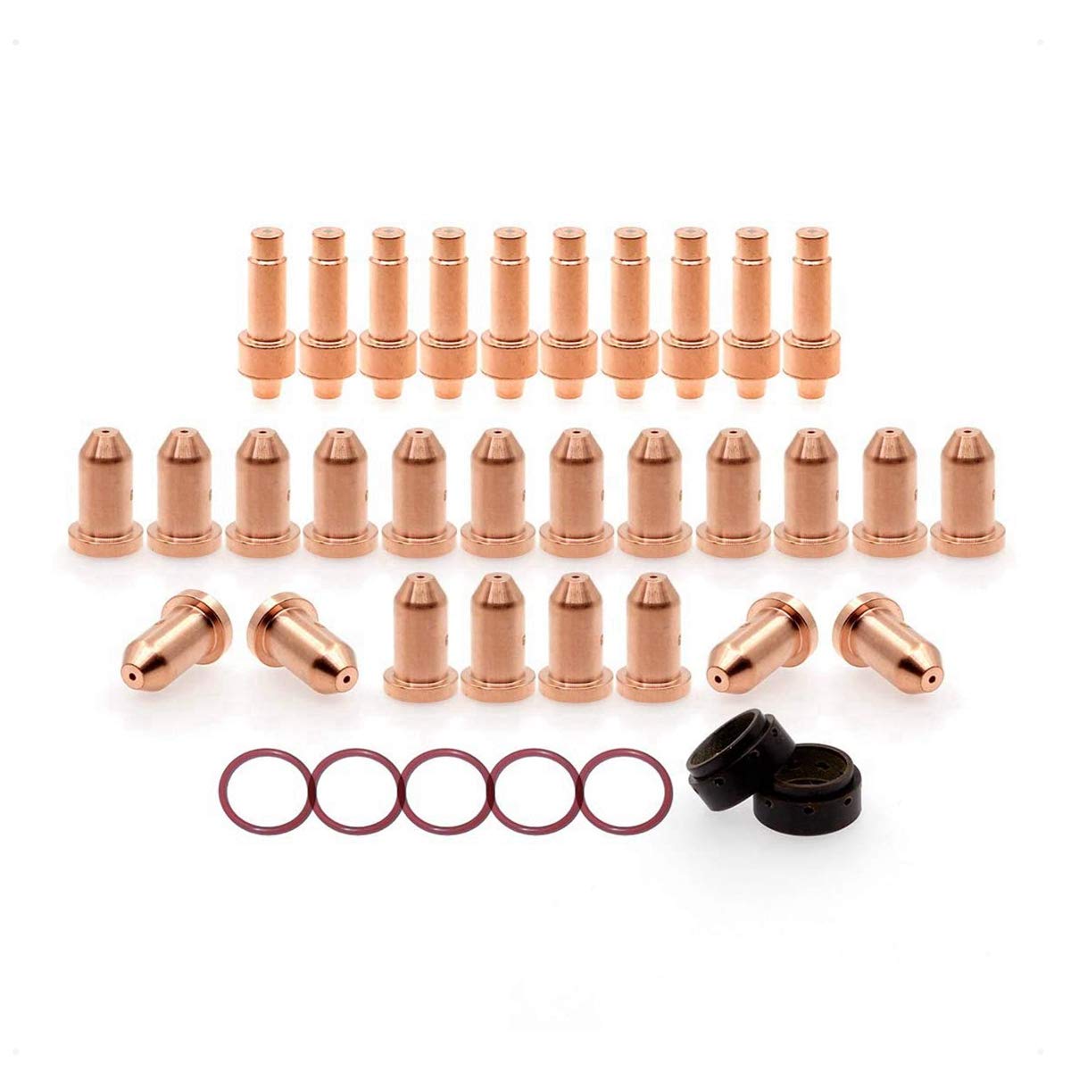 Pack-37 Plasma Electrode 249926 Nozzle 249928 Tip 40A for Miller Spectrum Cutter XT30 XT40 Torch Swirl Ring 249931