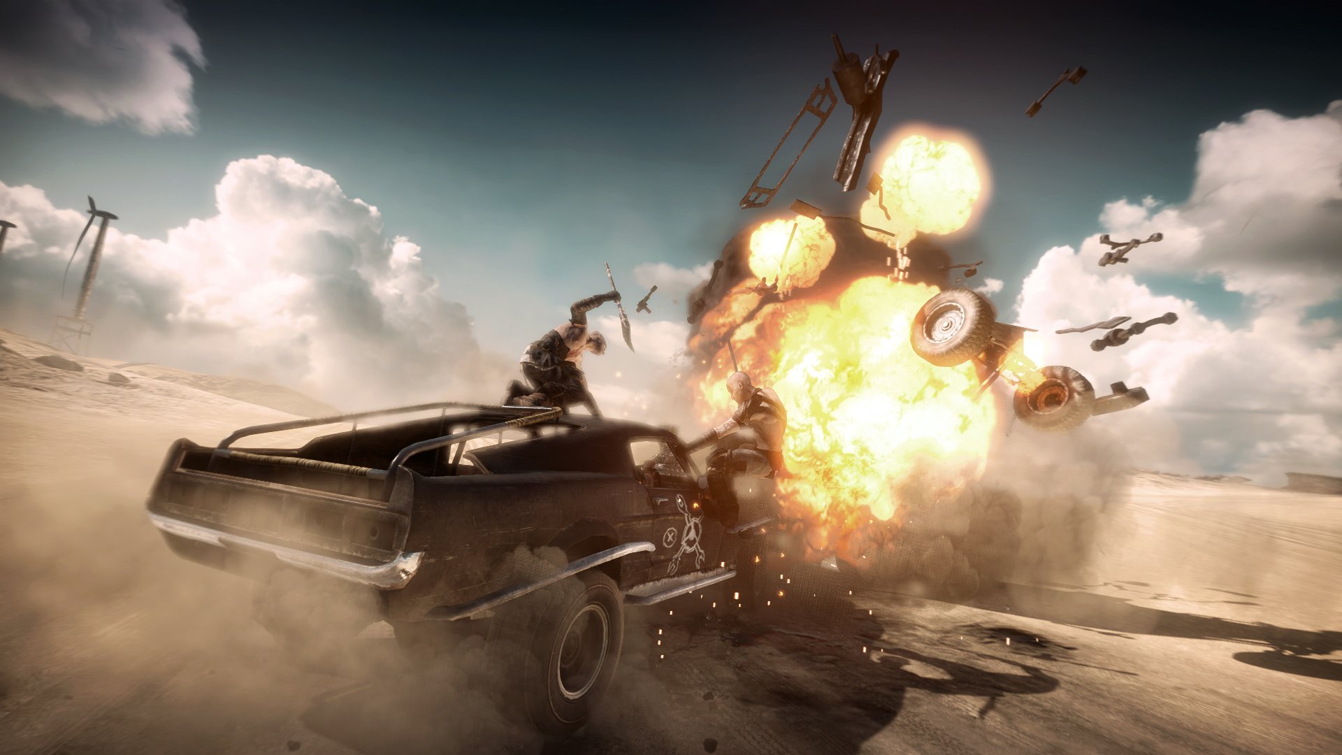 Mad Max Video Game for Xbox One with Ripper DLC for Magnum Opus Car Body