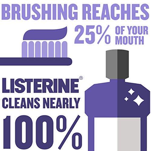 Listerine Total Care Zero Mouthwash, Fresh Mint, 3.2 Ounce