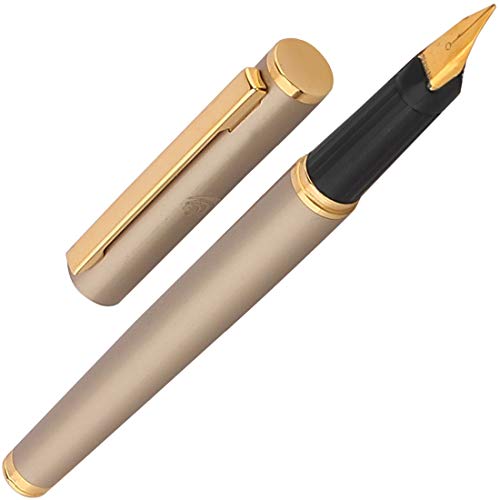 Oculus Swag-1332 Premium Collection Executive Medium Nib Golden Trims Metallic Fountain Metallic Pen.