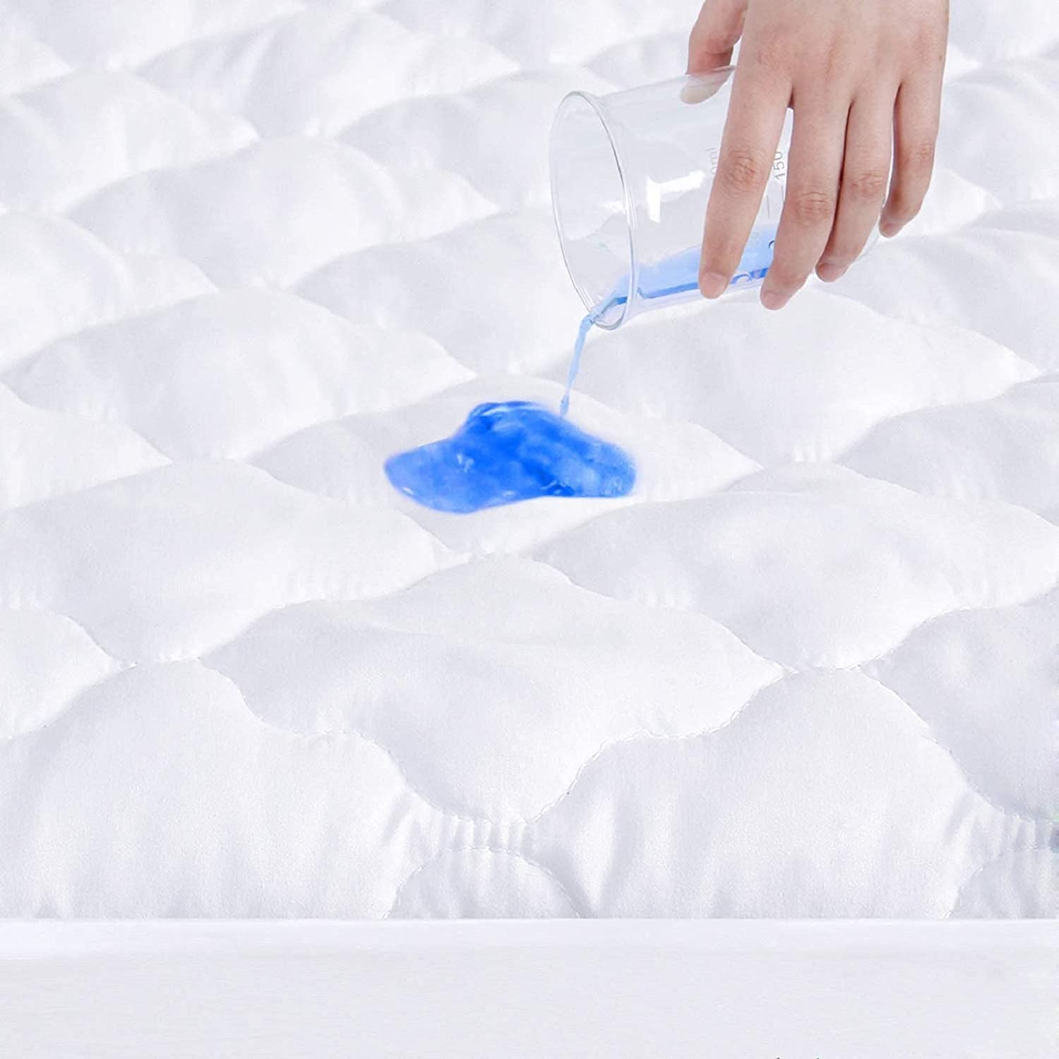 Waterproof Crib Mattress Protector & Bassinet Sheets Compatible with Fisher-Price On-The-Go Baby Dome, 2 Pack, 100% Jersey Knit Cotton