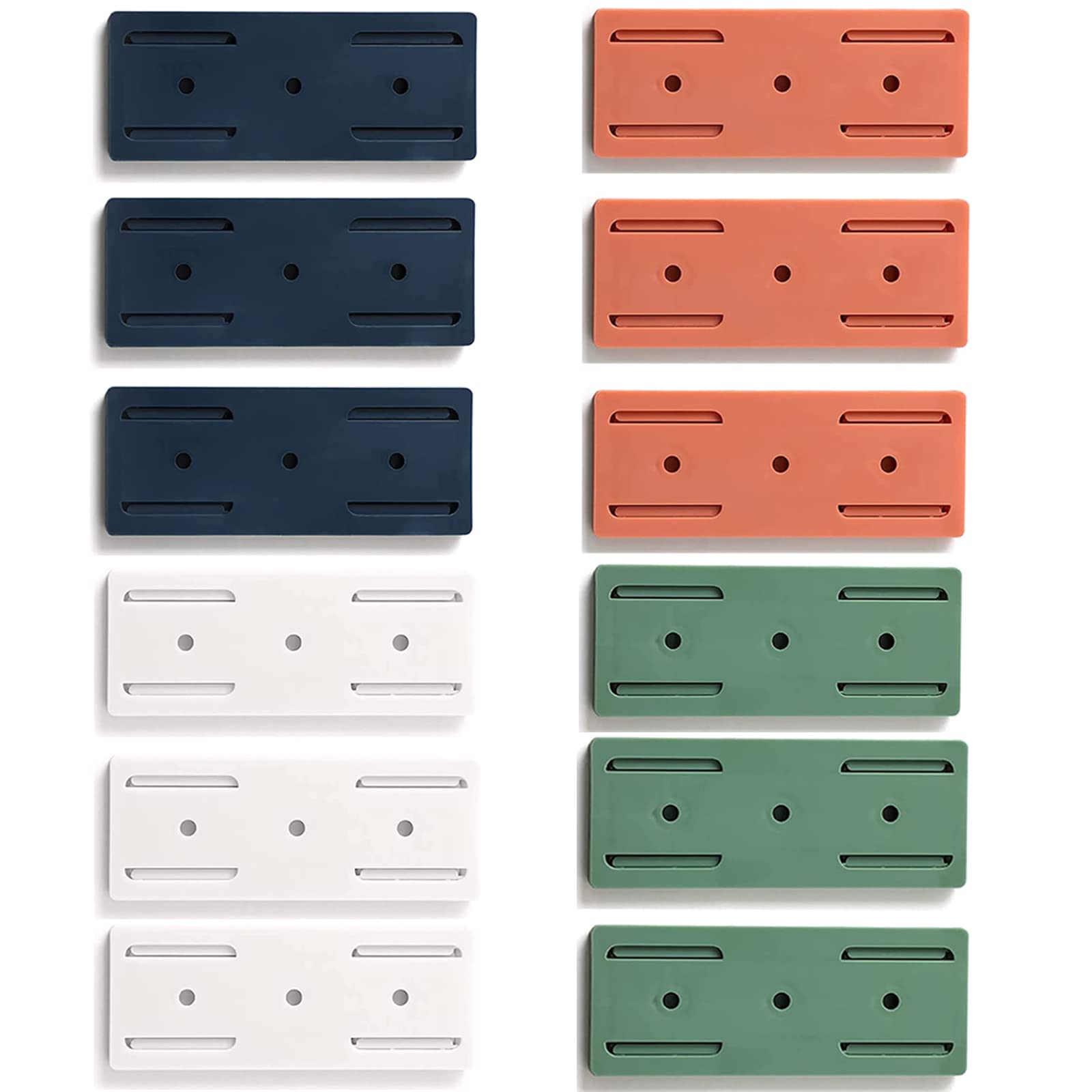 Socket Holder, Adhesive Punch-Free Socket Holder, Power Strip Holder,Power Bar Holder (8PCS)