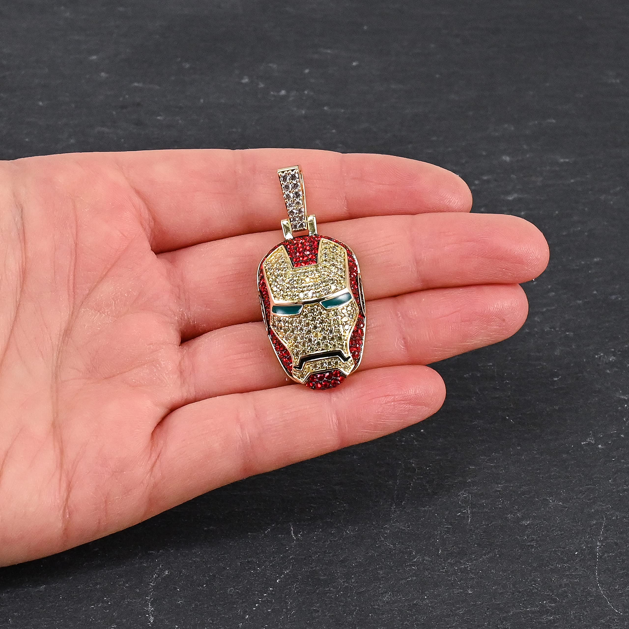 The GLD Shop [Marvel Ironman Pendant - Gold