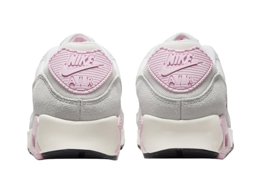 Nike Women's Air Max 90 White/Sail-Med Soft Pink (FN7489 100) - 9