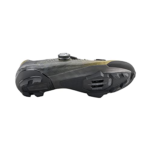 SHIMANO SH-RX800W High-Performance SPD Women’s Gravel Racing Shoe, Gold, 9-9.5