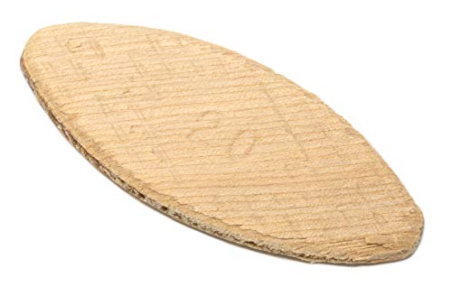 WEN 20 Birch Wood Biscuits for Woodworking, 100 Pack (JN122B)