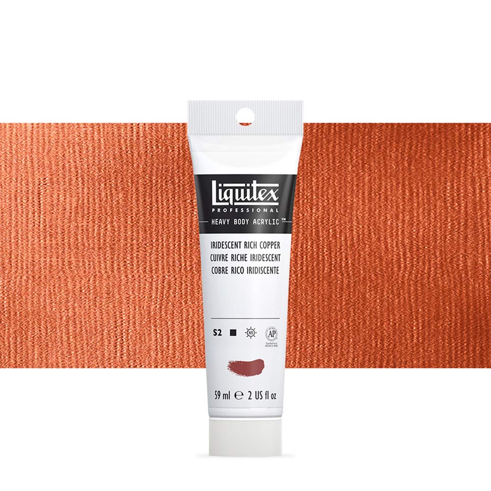 Liquitex Heavy Body Acrylic (High Visc.) : 59ml IRIDESCENT RICH COPPER