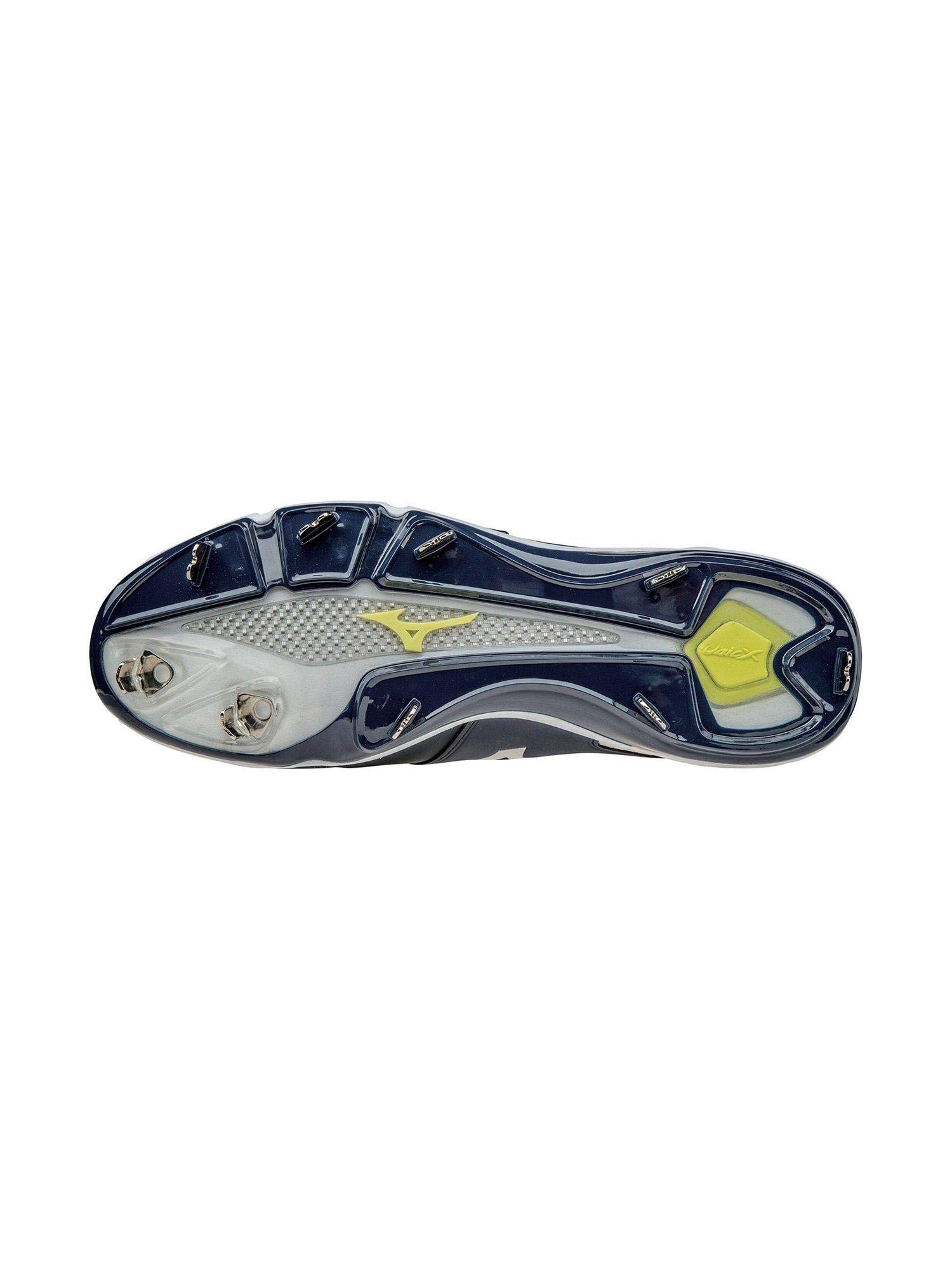 Mizuno Men's Dominant IC Baseball Shoe, Navy White, 8 D US