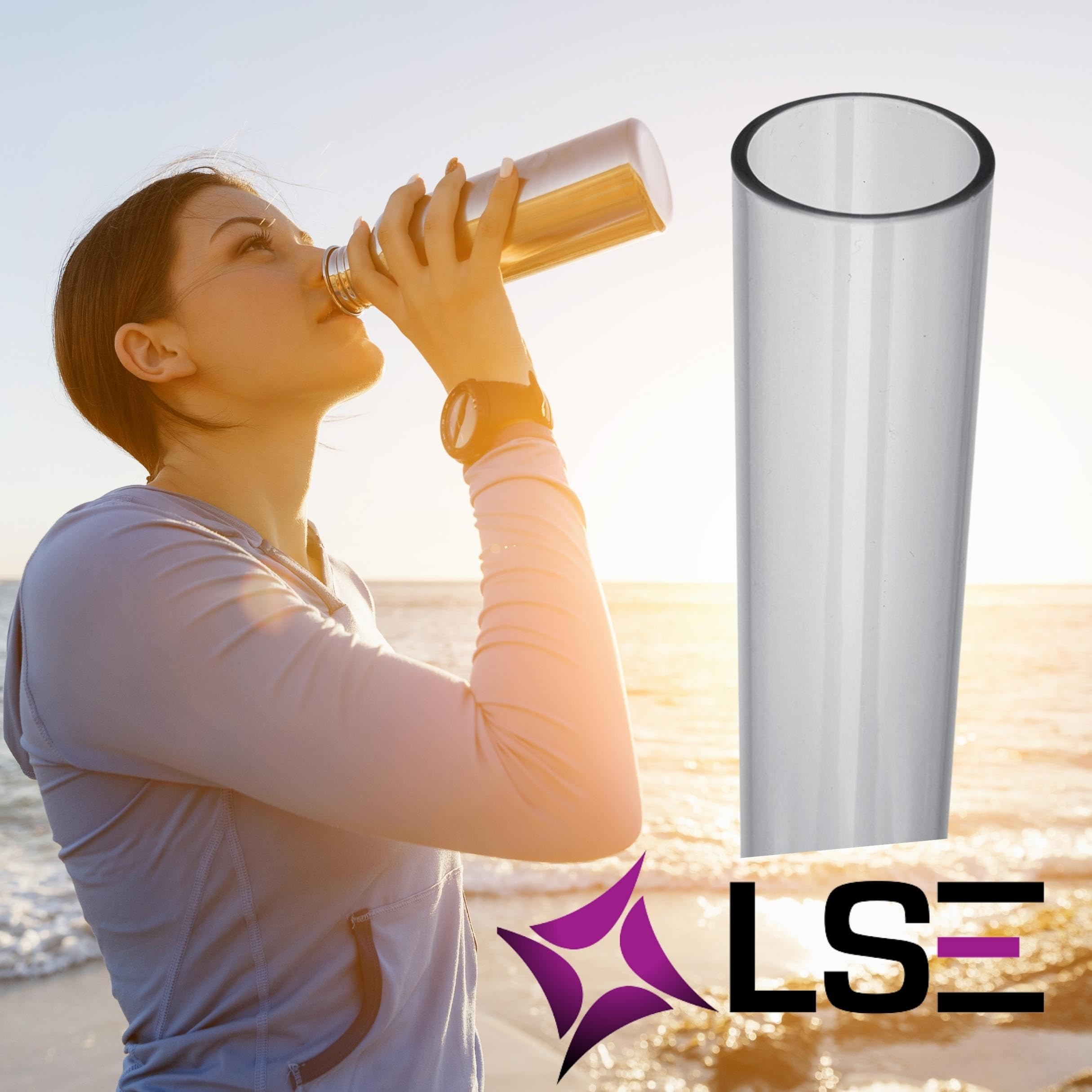 LSE Lighting Quartz Sleeve Replacement for ATS6-211 ATS1-805 UV Bulb | Designed and Made in USA