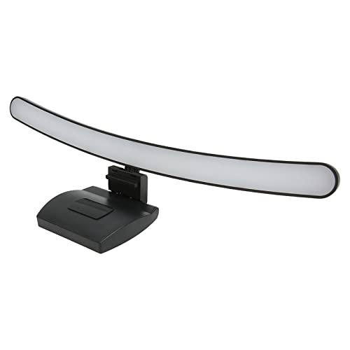 Weojeviy Computer Monitor Lamp 5V 1A Asymmetric Optical Touch Dimming Screen Monitor Light Bar with 7 Color RGB for Curved Screen