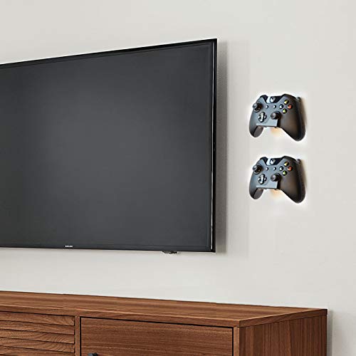 Monzlteck New Controller Holder Wall Mount for Xbox One,Series X/S Controller,Switch Pro Controller(Pair)