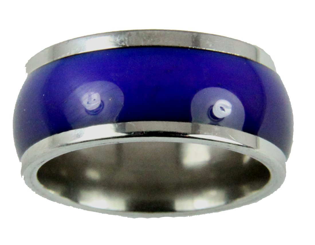 Mood Rings S16 Stainless Steel Endless Band High Quality Rainbow Colors (14)