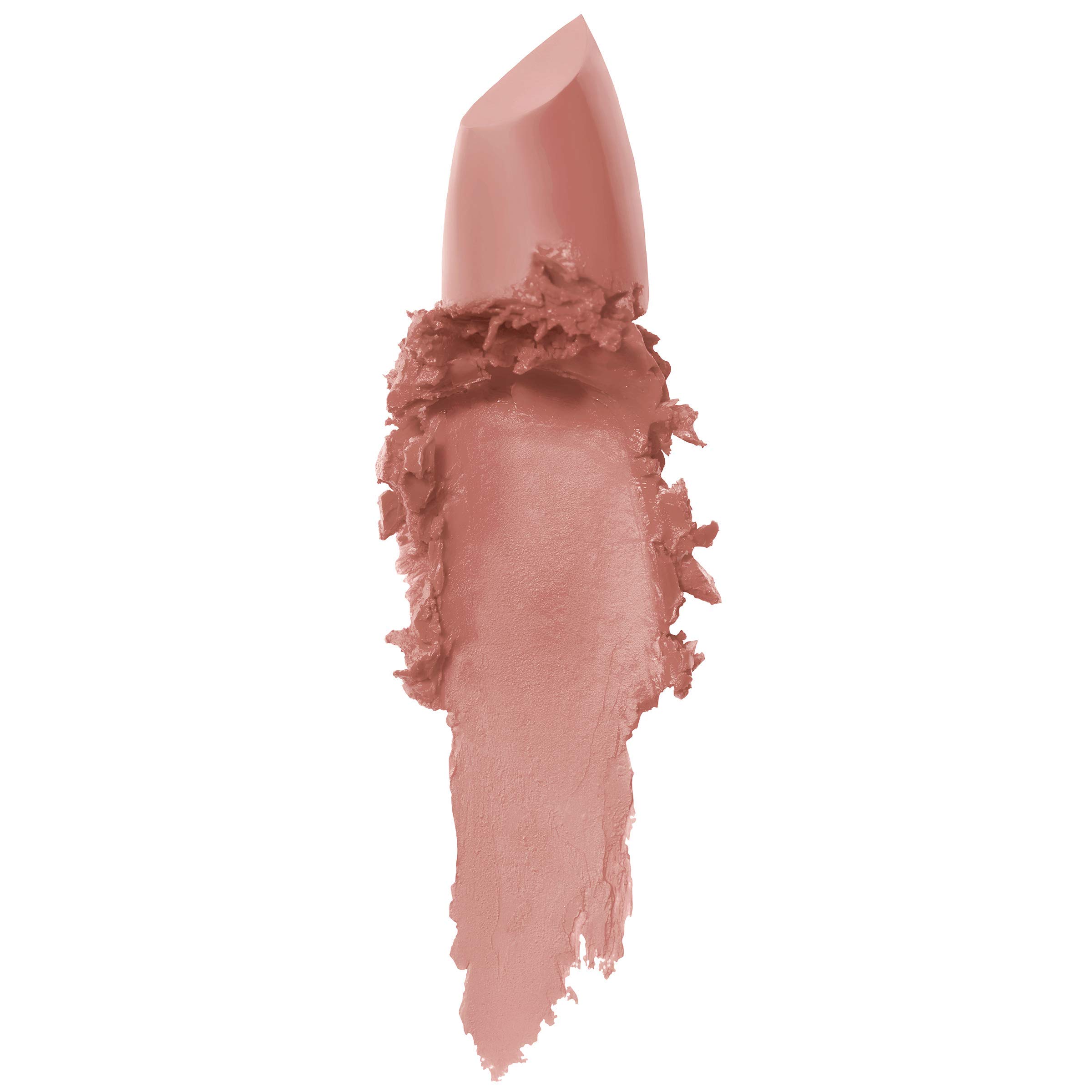 Maybelline Color Sensational Lipstick, Lip Makeup, Matte Finish, Hydrating Lipstick, Nude, Pink, Red, Plum Lip Color, Daringly Nude, 0.15 oz; (Packaging May Vary)