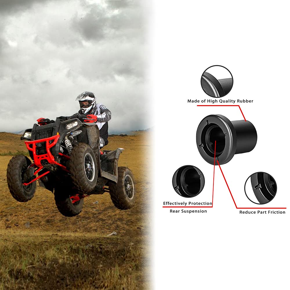 Rear Suspension Bushing Kit Replacment for Polaris Sportsman 335 400 450 500 570 800, Replaces A-Arm Long Bushing 5436973 A-Arm Short Bushing 5438902 Lower Control Bushing 5439270