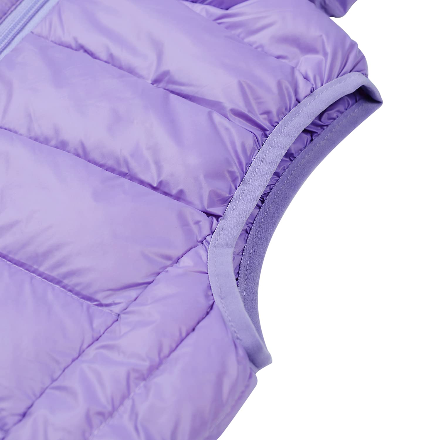 WESIZAR Kids Lightweight Sleeveless Jacket Purple 5-6 Years Old