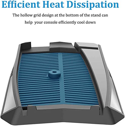 Ouxunus PS5 Vertical Stand for PlayStation 5 with Built-in Cooling Vents and Non-Slip Feet, Specially Designed PlayStation 5 Console (CD-ROM version)