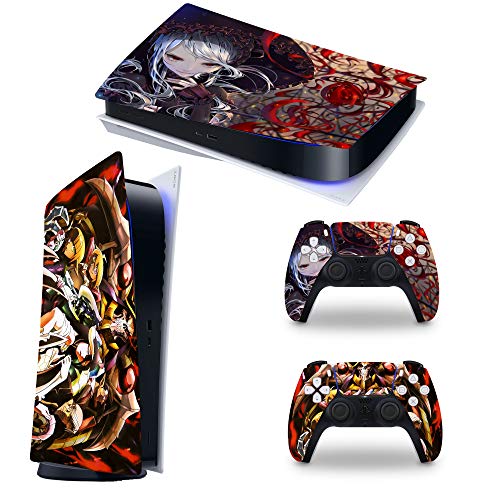 Overlord Fan - PS5 Standard Edition Skin Console - PS5 Standard Edition Controller Skin Cover Vinyl Decal Protective