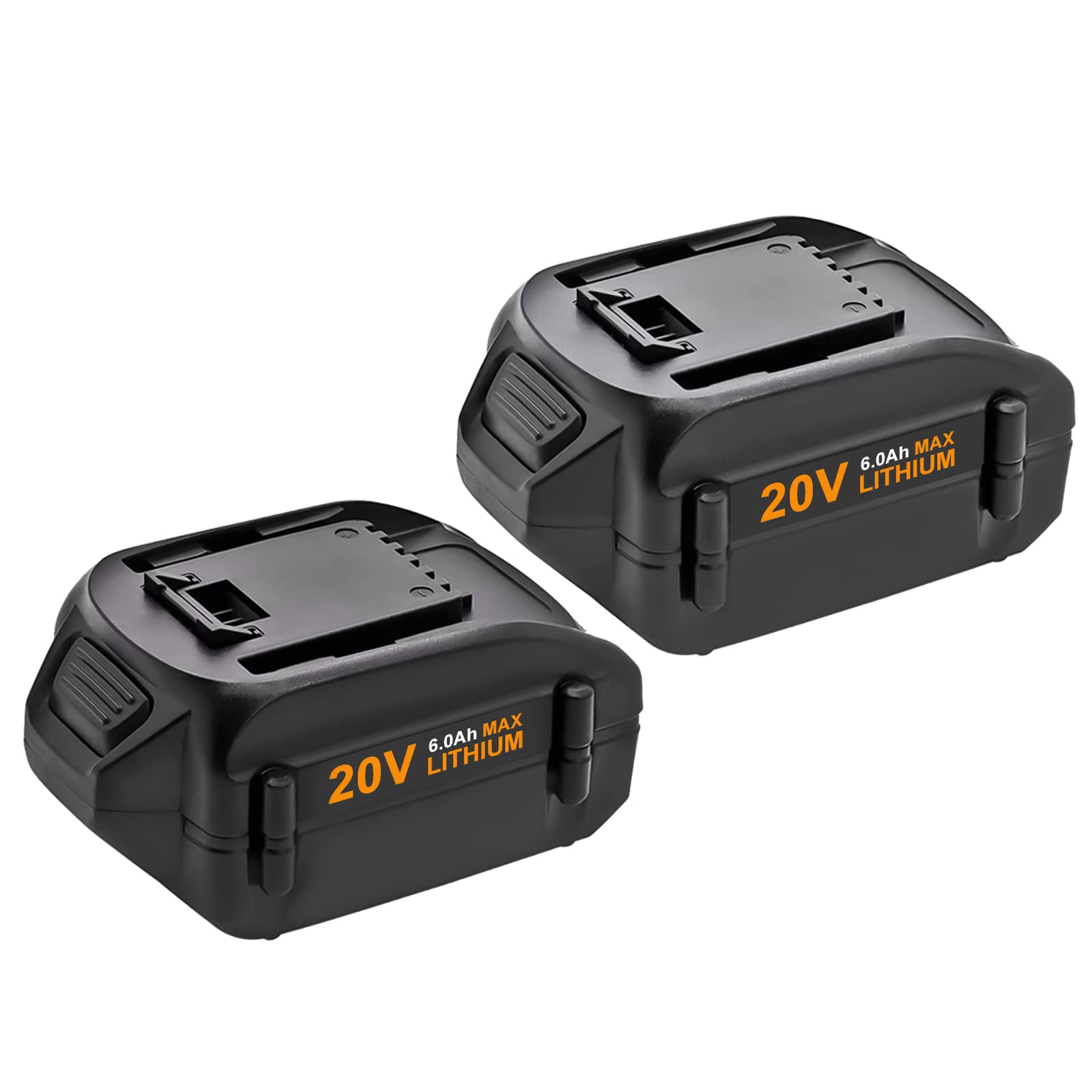 OHYES BAT 2Packs 20 Volt 6.0Ah Lithium Replacement 20v Battery