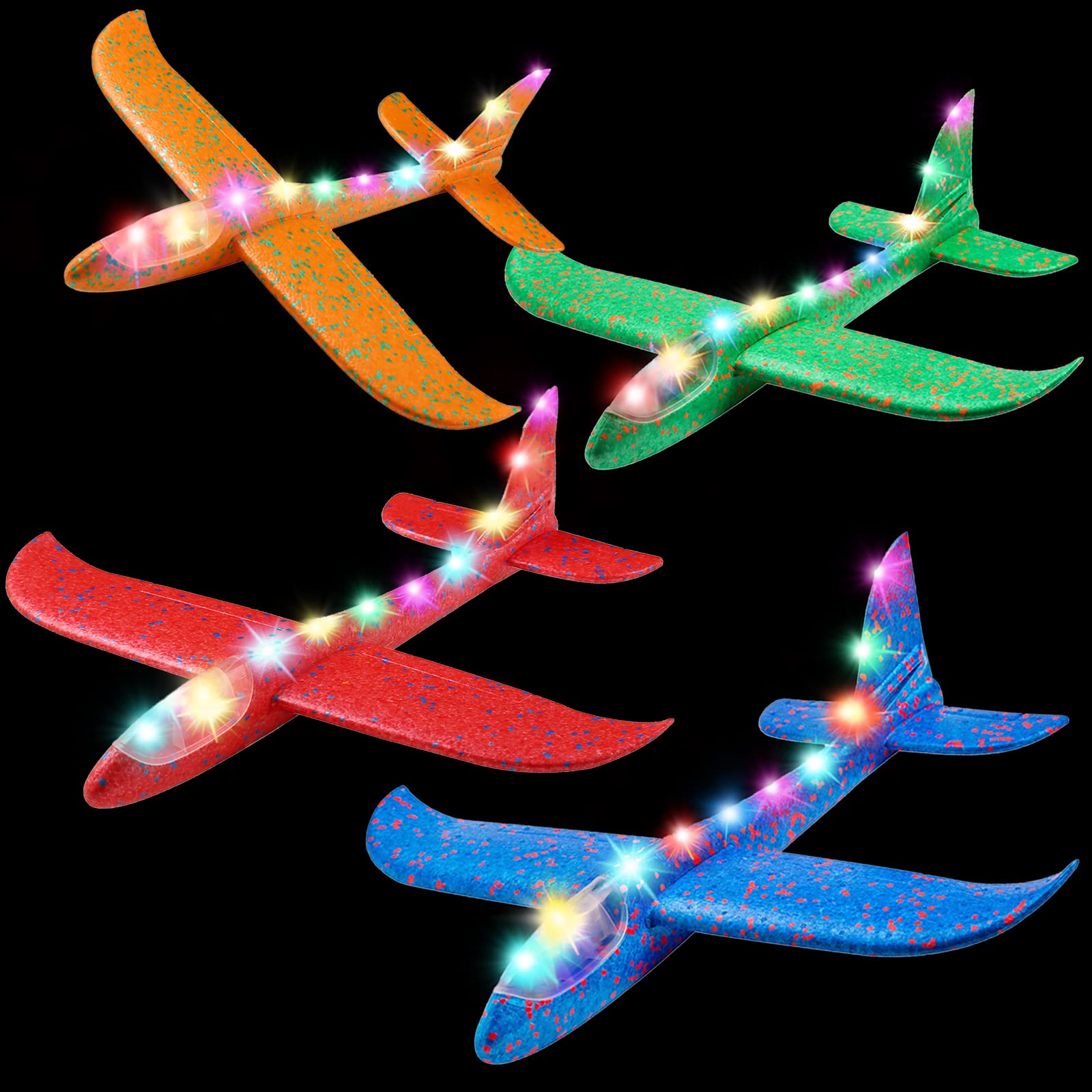 MIMIDOU Slingshot Planes 2 Flight Mode Glider Plane 2 Ways to Play Outdoor for Kids
