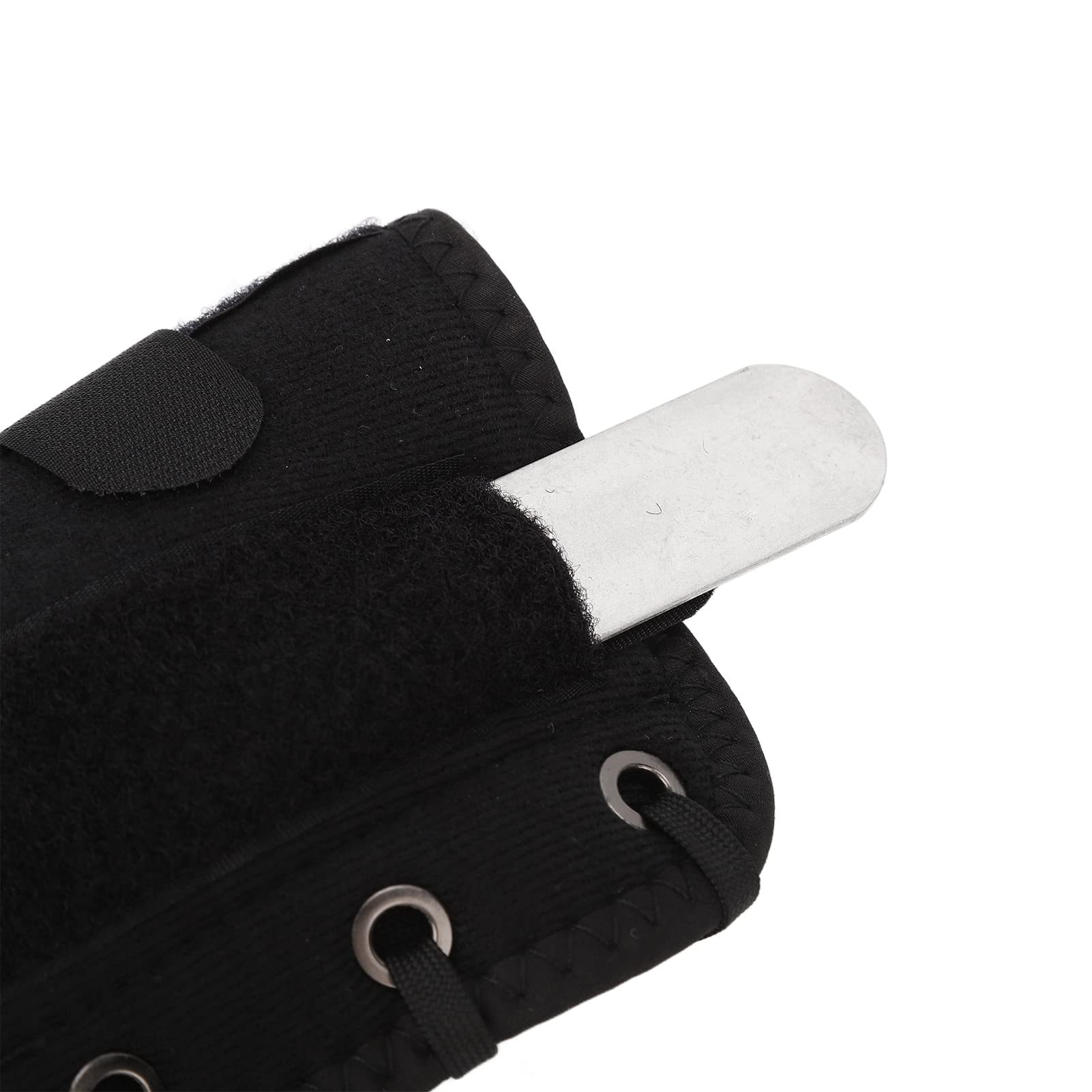Splint Wrist Brace Support, Hook and Loop Carpal Tunnel Relief Breathable Aluminum Alloy Support Bar Drawstring Wrist Brace for Hand Injuries