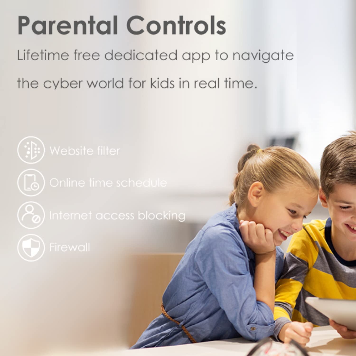 WAVLINK AC1200 Mesh WiFi System 3 Pack- Dual Band Smart Router Up to 3000 Sq.ft Whole Home Coverage & 85+Connections, Parental Control, Gigabit Ethernet, MU-MIMO