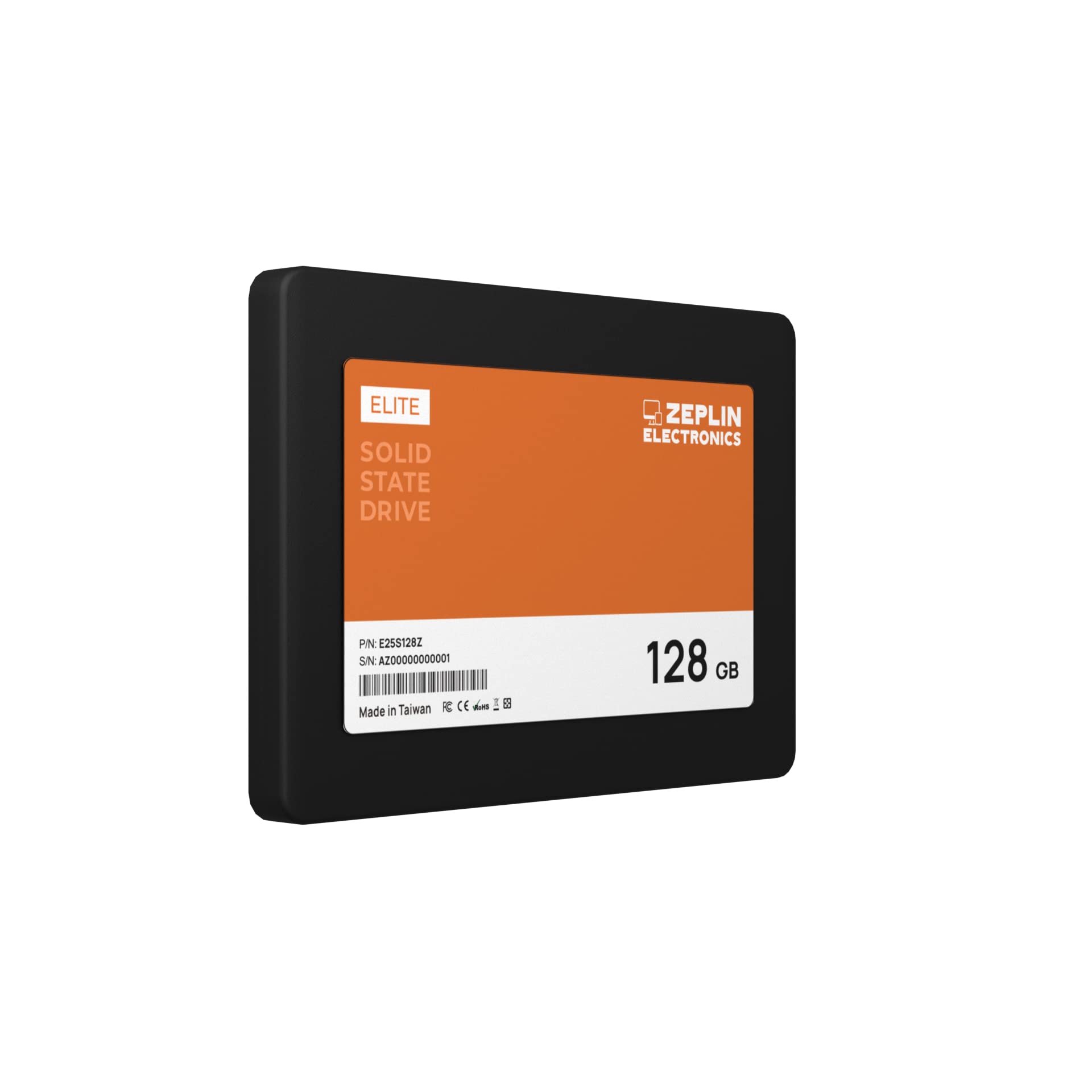 ZEPLIN ELECTRONICS 2.5 Inch SSD SATA3 128GB Solid State Drive for Desktop, Laptop