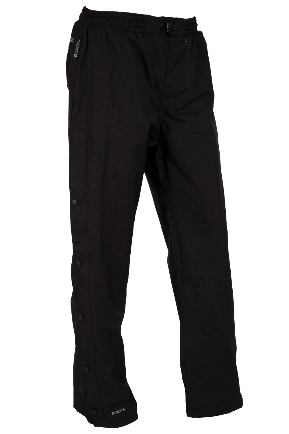 Mountain Warehouse Downpour Womens Waterproof Rain Over Pants Black 0