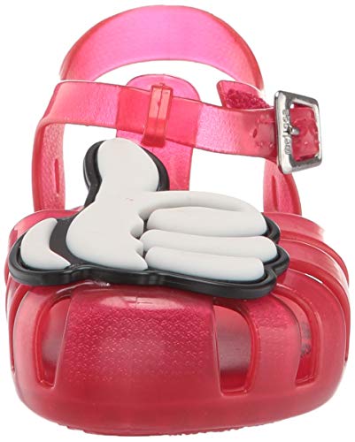 mini melissa Baby-Girl's Mini Aranha + Mickey and Friends Slipper, RED Blue, 10 Medium US Toddler