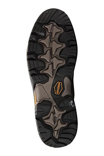 Mountain Warehouse Aspect Extreme Mens IsoGrip Waterproof Walking Boots Khaki 10 M US Men