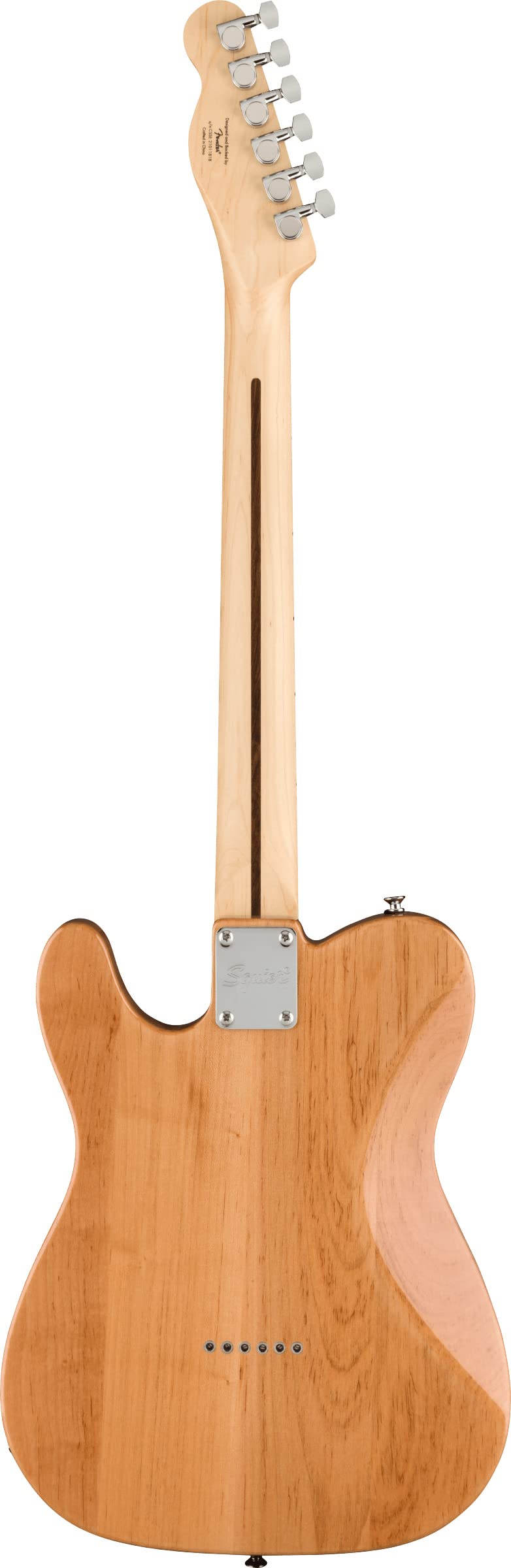 Squier Affinity Series FSR Telecaster Electric Guitar, Natural, Maple Fingerboard