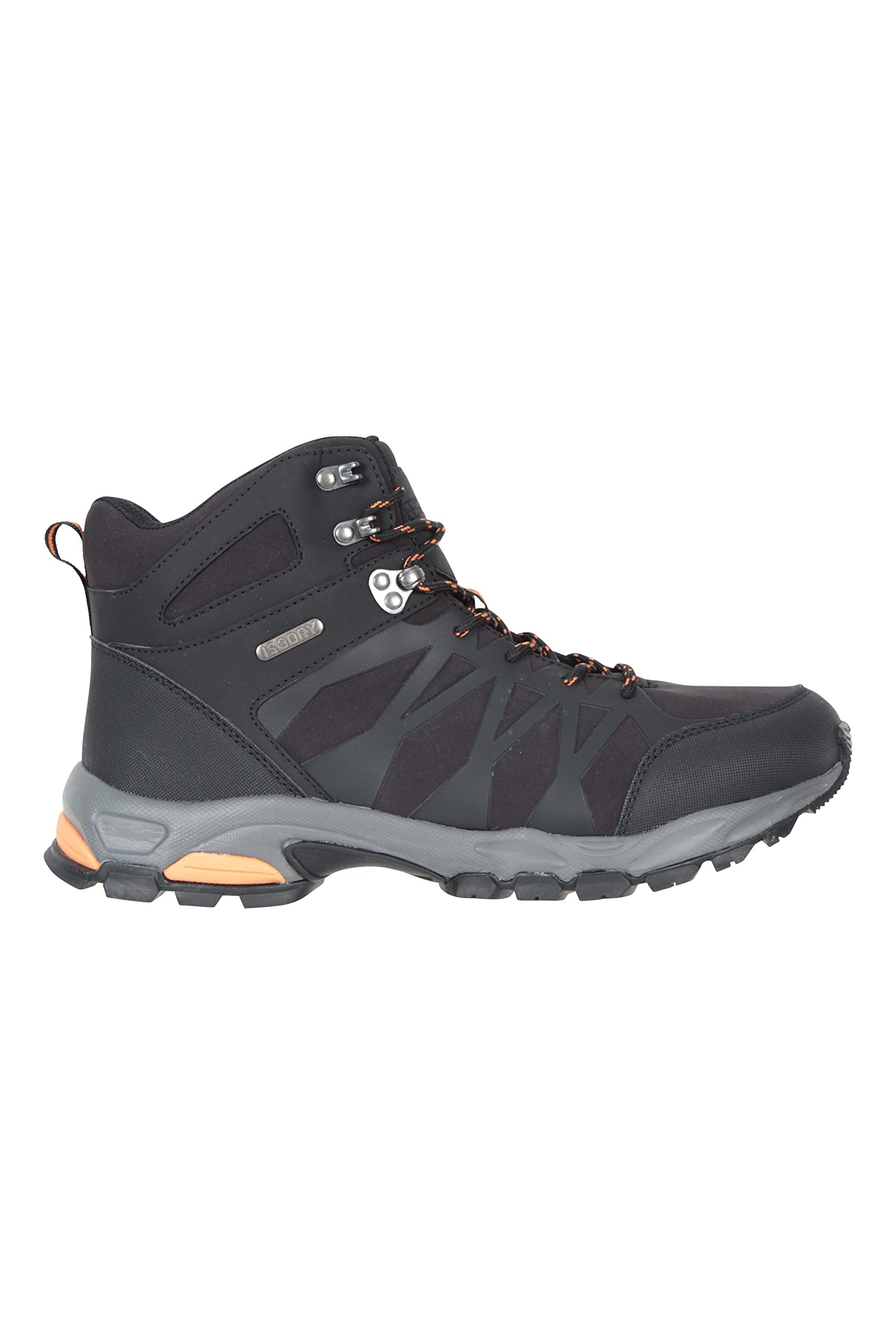 Mountain Warehouse Trekker II Mens Softshell Waterproof Hiking Boots Black 13 M US Men