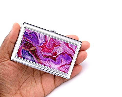 metal business card holder office gift, personalized credit card case, custom business card case (STYLE E)