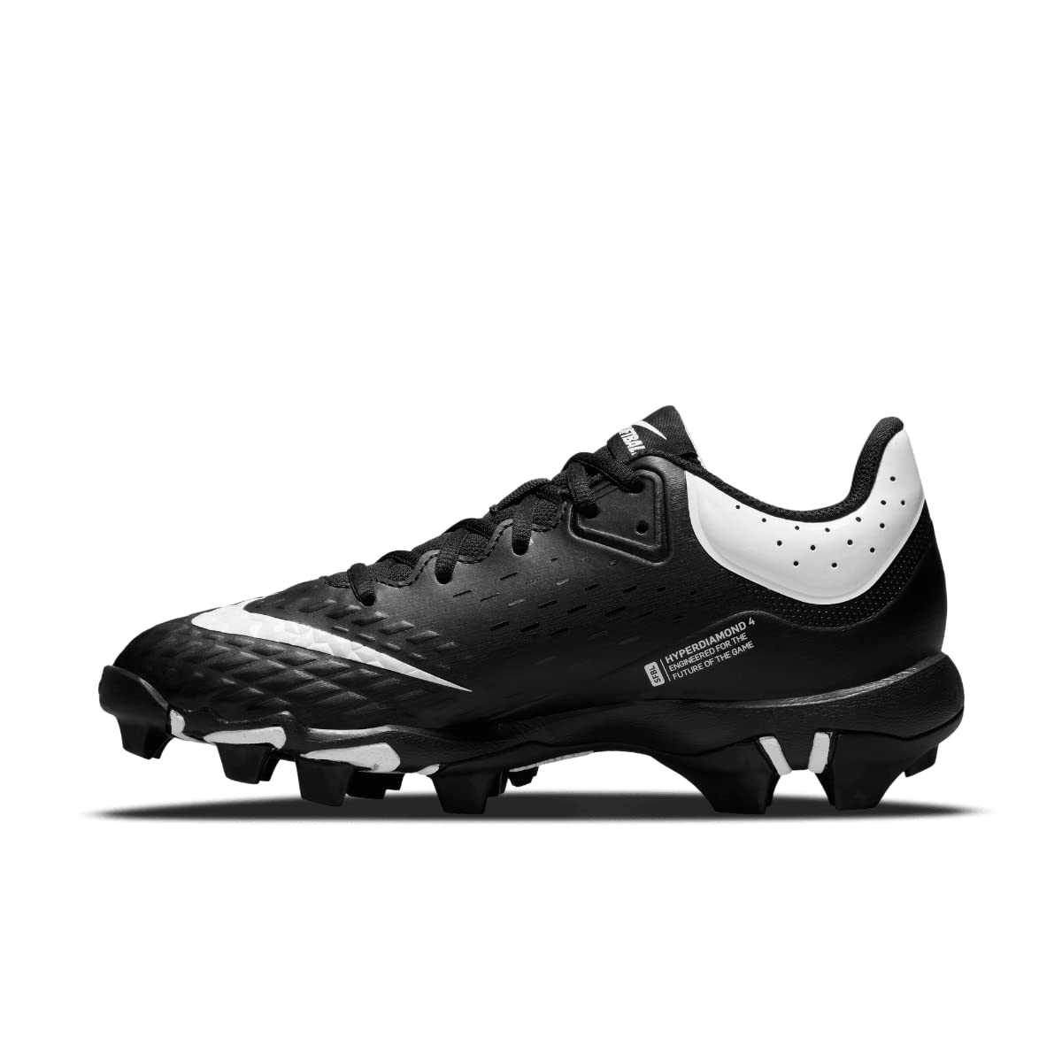 Nike Hyperdiamond 4 Keystone Molded Softball Cleats Black | Black | White Size 8 Medium