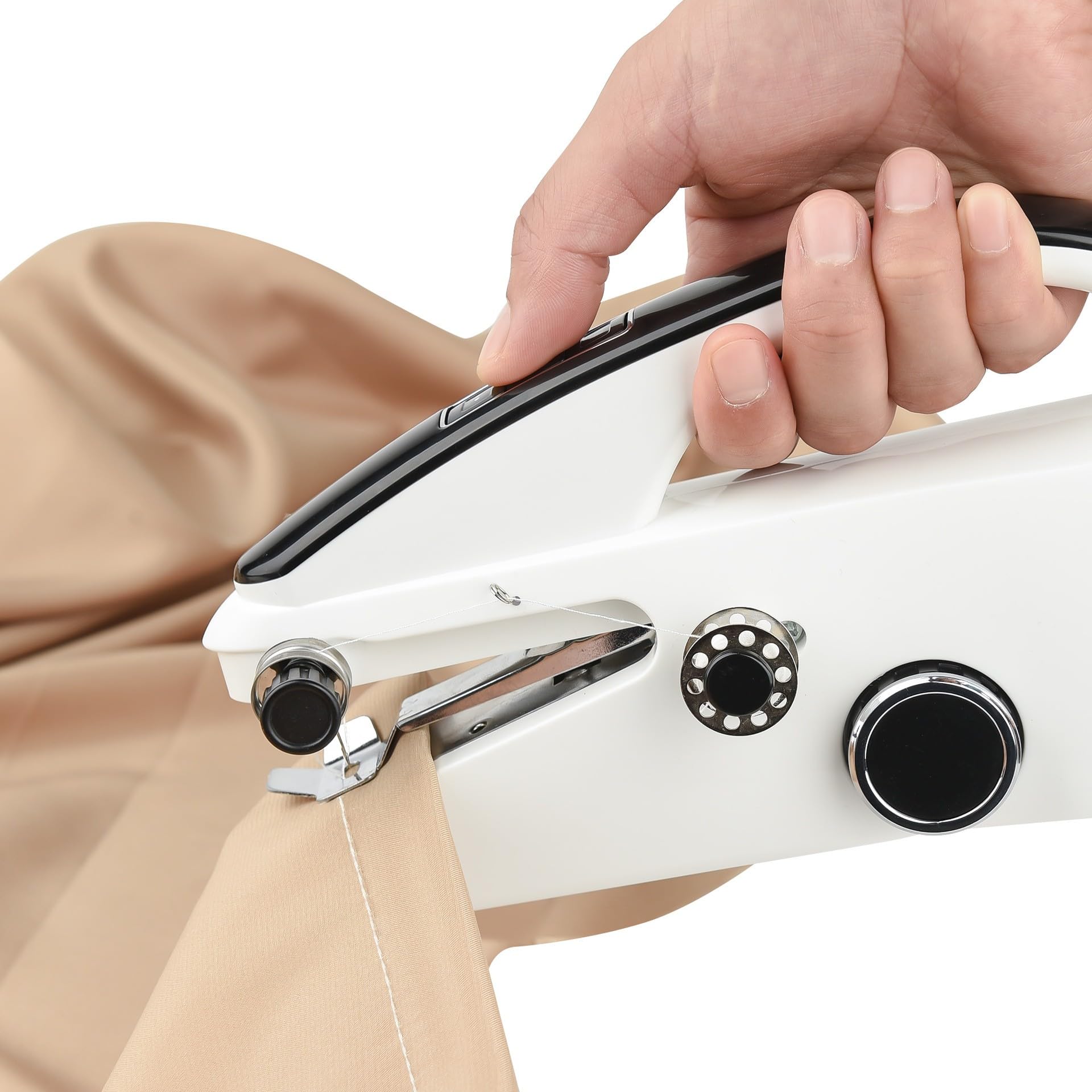 Mini Sewing Machine Kit - Mini Portable Handheld - Sewing Machines cordless for Beginners & Quick Stitching Home DIY Handmade Stitch Home Travel