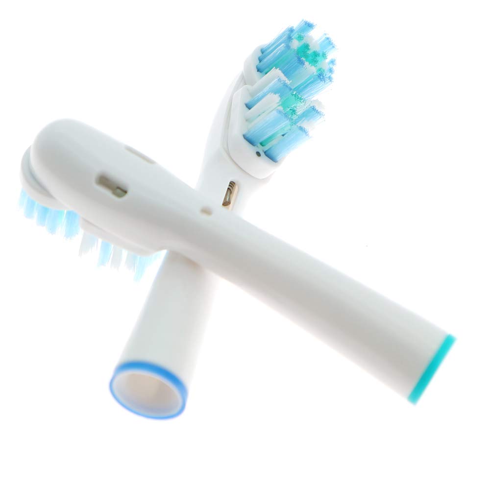 Replacement Brush Heads Compatible with Oral B- Double Clean Design, Double Clean Brush Heads, Compatible with Braun Oral-B Dual Clean Electric Toothbrush - Pack of 4