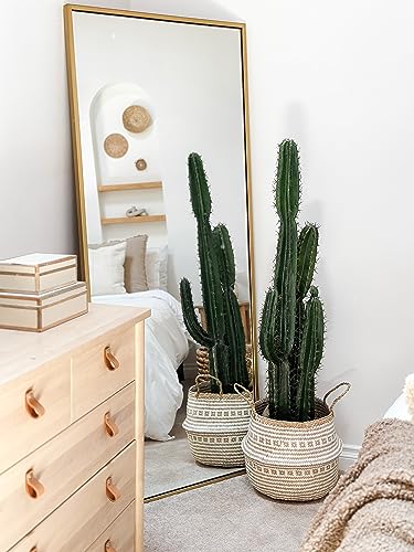 Premium Set of 4 X-Large Seagrass Baskets-Stylish and Sustainable Storage Solution for Home Decor-Handwoven, Durable & Eco-friendly-Ideal for Organizing Toys, Blankets, and more.