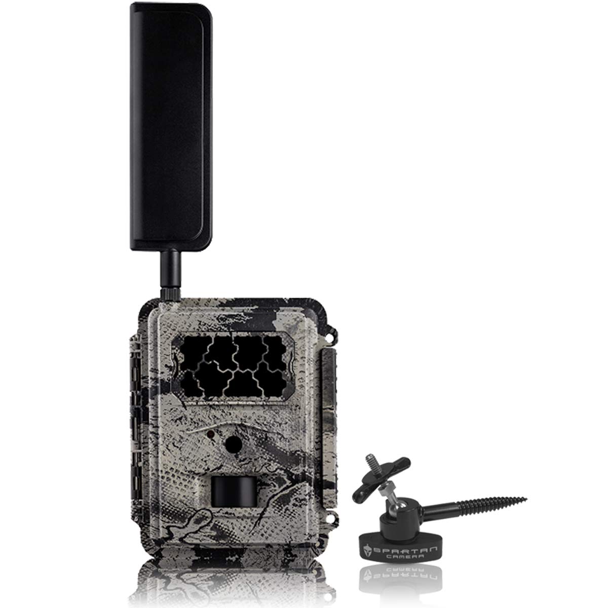 New Spartan 4G LTE GoCam Verizon Wireless Trail Camera with Spartan Quick Aim Mount, Motion Activated Night Vision Game Camera Comes with IP65-rating Water-Resistant Construction. Color(Blackout)