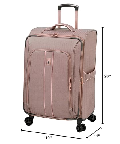 London Fog Newcastle Set of 4 Piece, Rose Charcoal
