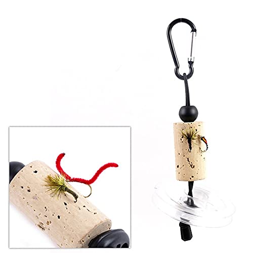 YDXNY Fishing Bottle Holder & Floatant with Carabiner Multifunction Fly Storage Fish Tackle Tool Fly Fishing Accessories