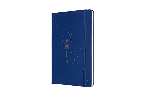 Moleskine Limited Edition Sailor Moon Notebook, Hard Cover, Large (5" x 8.25"), Ruled/Lined, Sceptre, 240 Pages