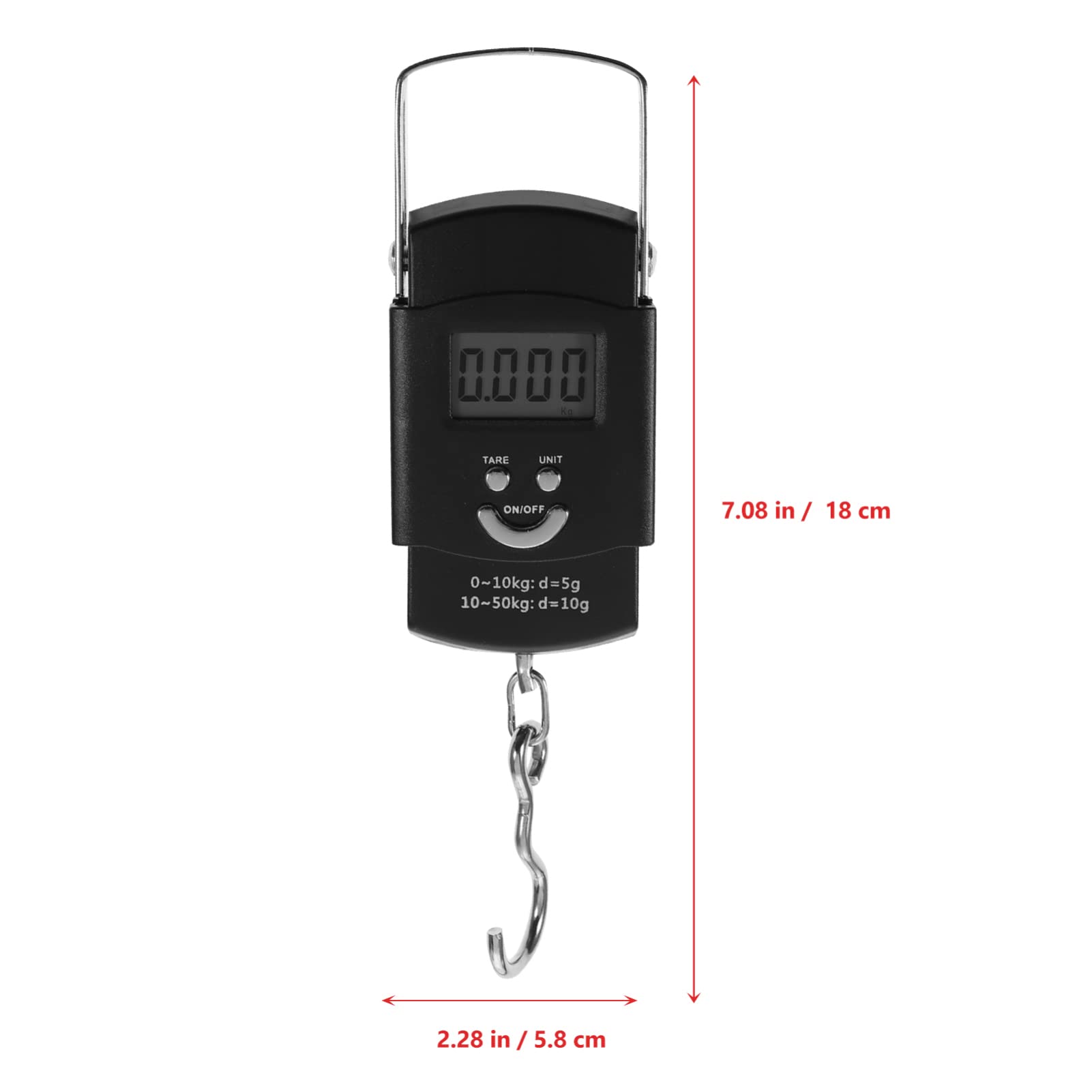 Spring Balance Digital Small Scales Small Weight Scale Hook Scale Home Supplies Home Electronic Scale Kitchen Weight Scale Hanging Scale Fishing Weight Scale Hand Scale Fish Scale