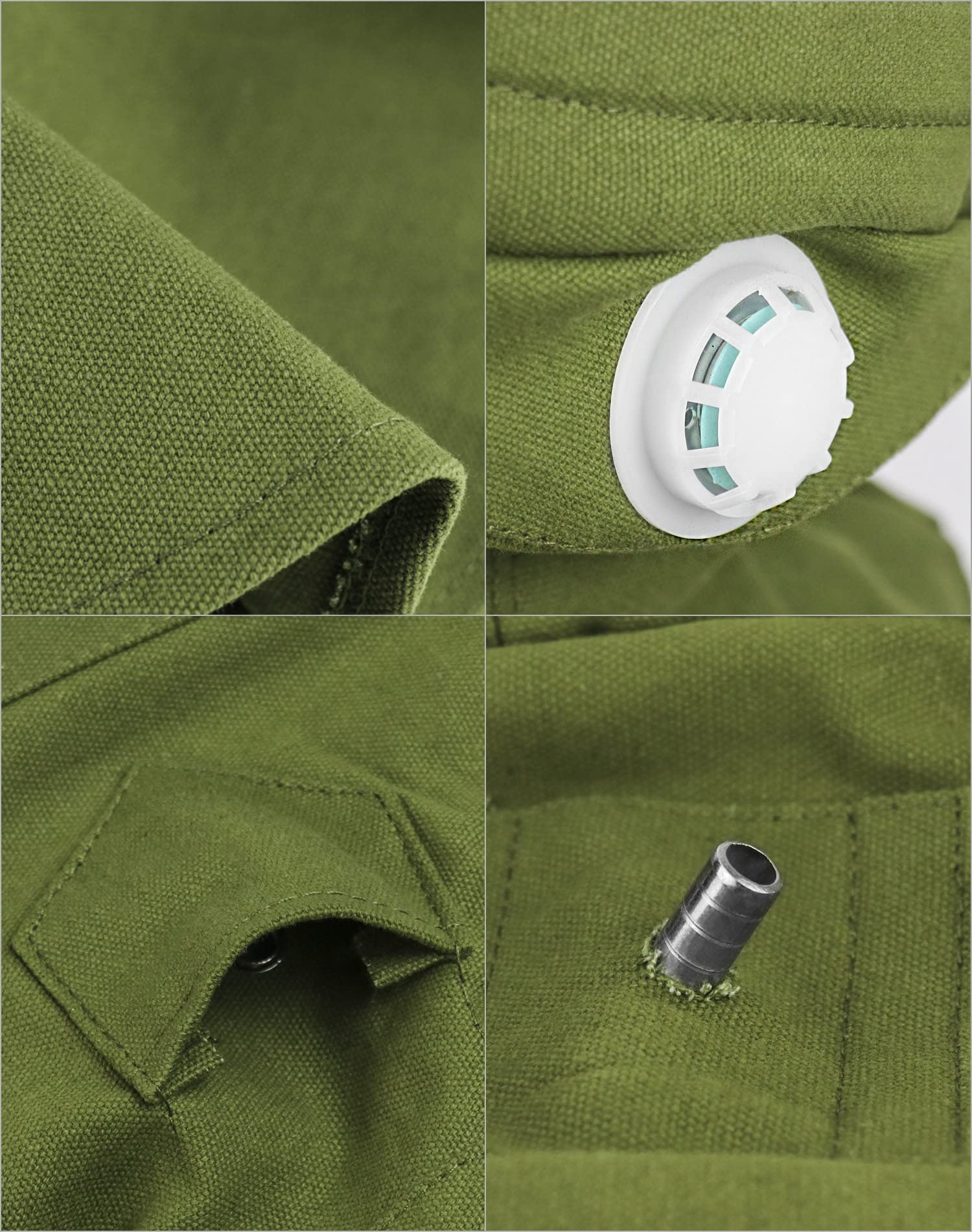 QWORK Sand Blasting Hood Cap, Shawl Cap Sandblasting Mask Anti Dust/Wind Sandblasting Tool Mask,Cut/Scratch/Heat Resistant Neck Protector, Green