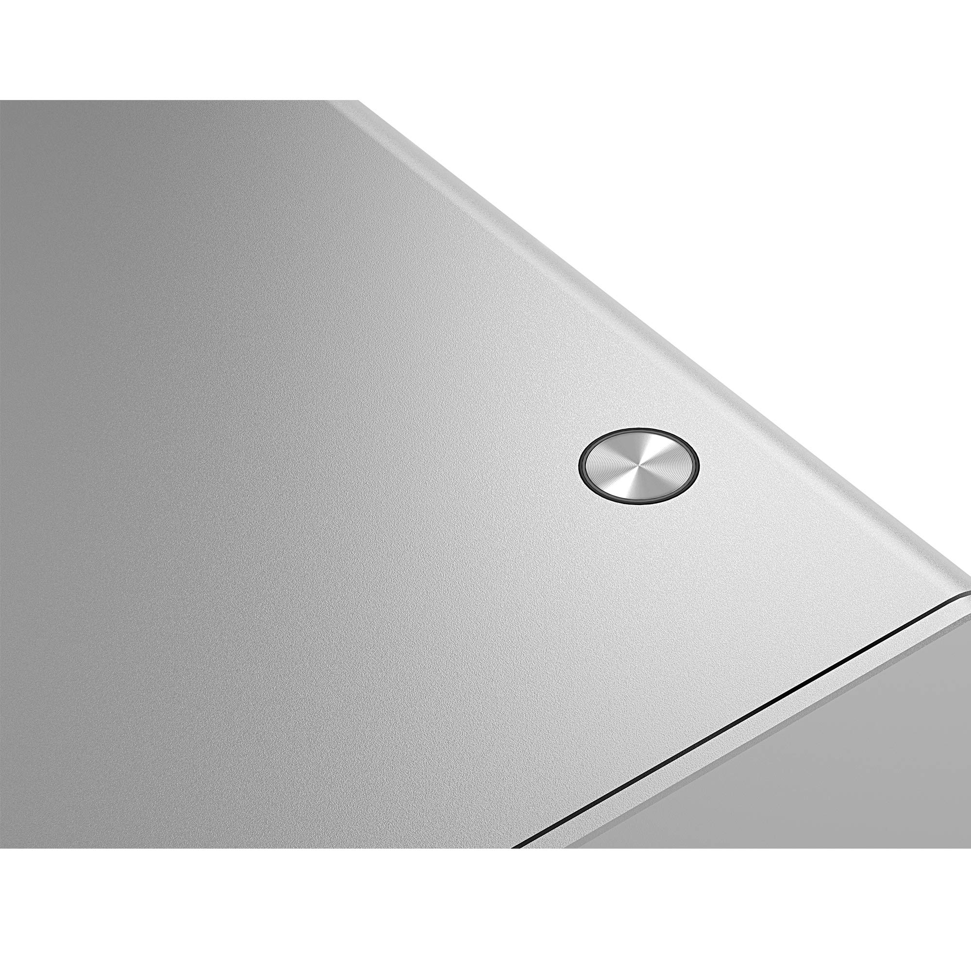Metallic Gear (MG-NE210_SR02) Neo Mini V2 Series Mini-ITX Case, Compact Chassis, Sand Blasted Aluminum, Tempered Glass Panel, Liquid Cooling Ready - Silver
