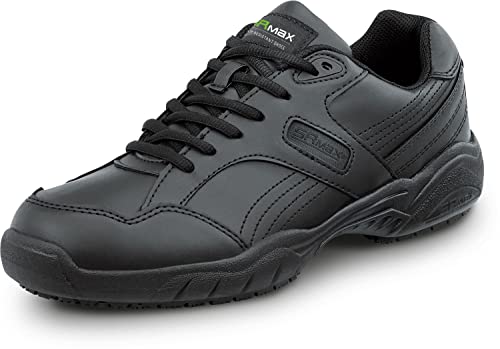 SR Max Dover, Women's, Black, Athletic Style Soft Toe Slip Resistant Work Shoe (9.5 M)