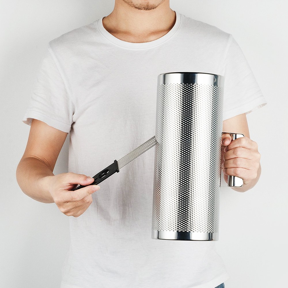 Metal Guiro 12"x 5" Stainless Steel with Scraper Latin Percussion Instrument,By Vangoa