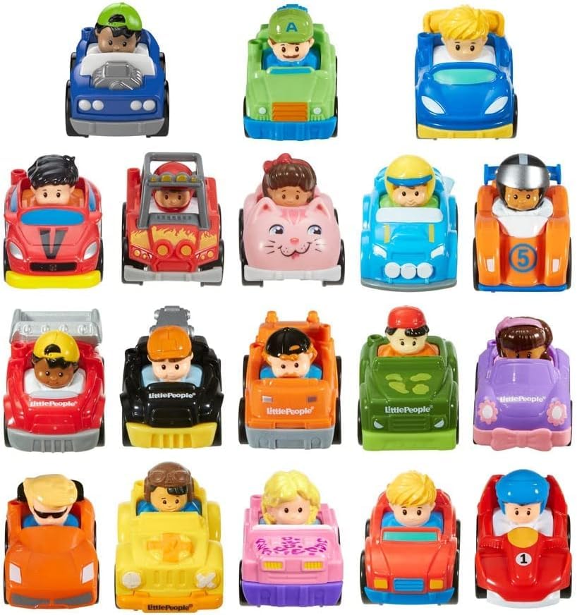 Little People Wheelies Vehicles - 6 Pack