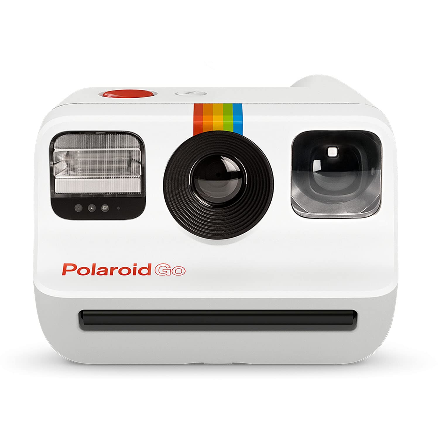 Polaroid GO Instant Mini Camera White + Polaroid GO Color Film β Double Pack + Album + Strap