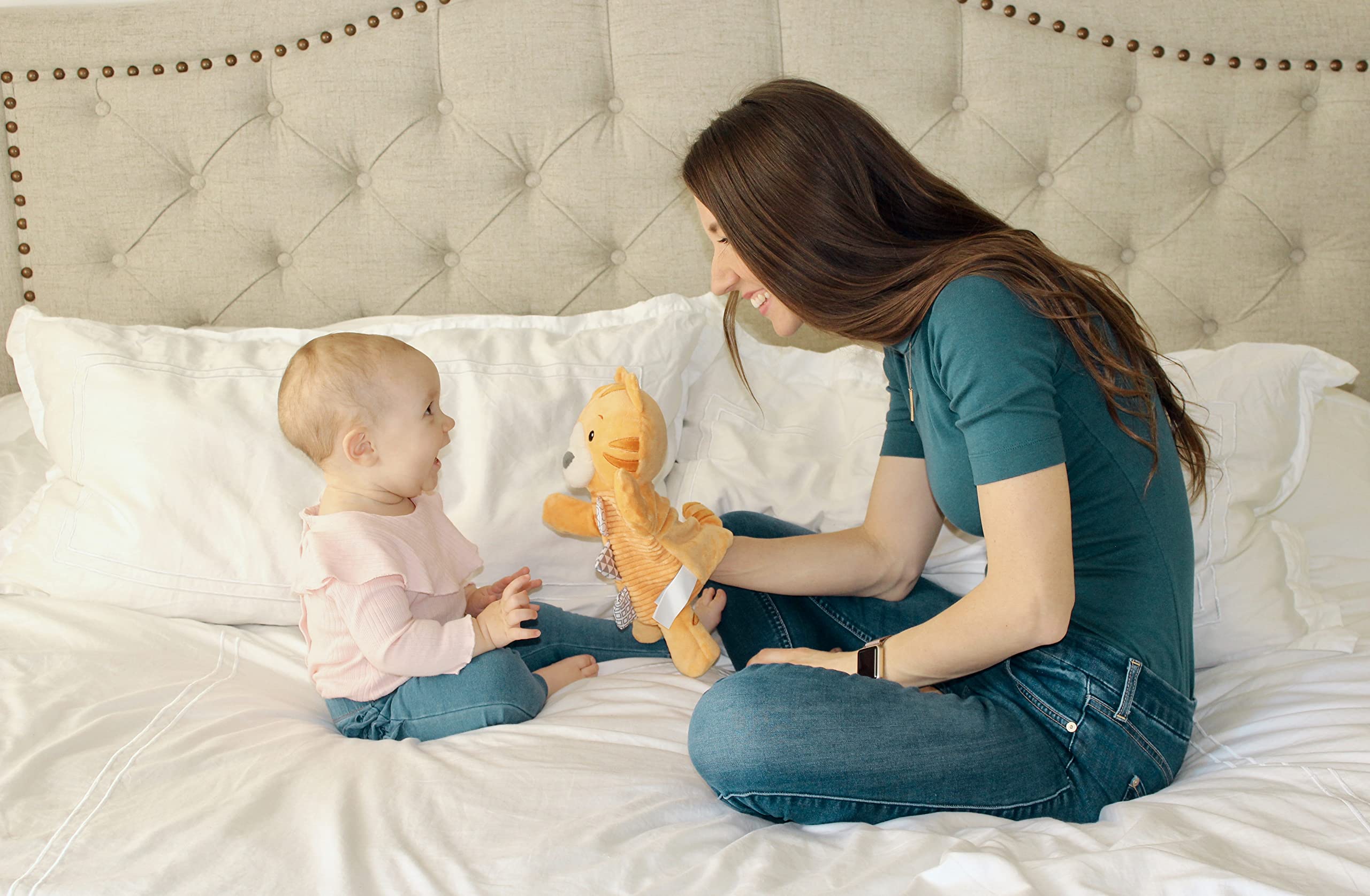 Mary Meyer Baby Einstein First Discoveries Hand Puppet Pal, 13-Inches, Zen Zebra