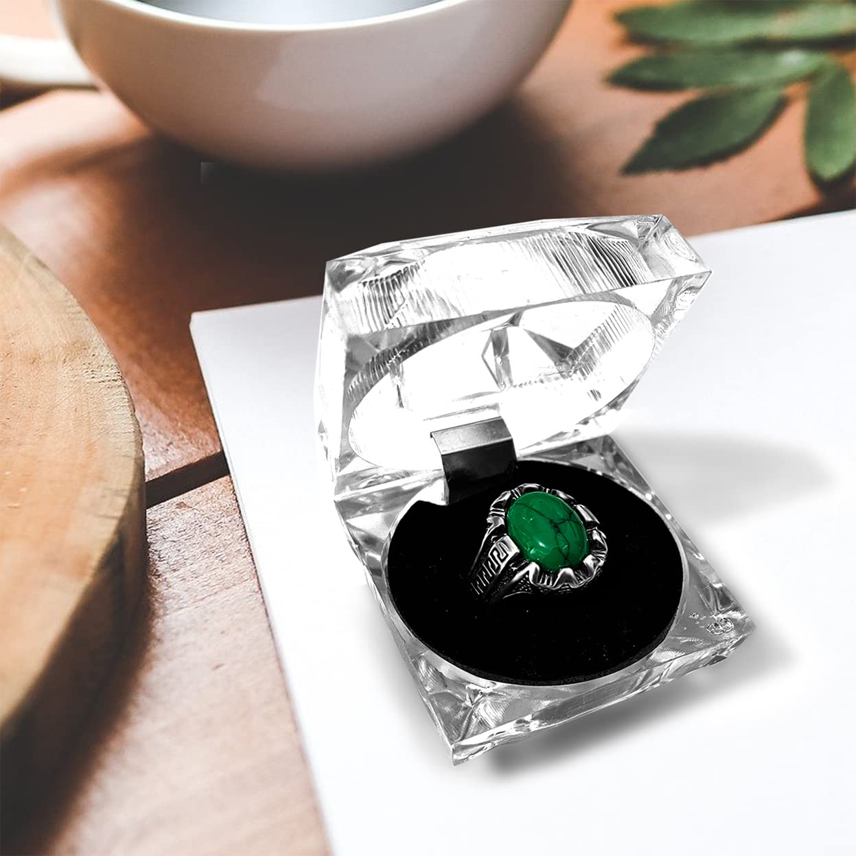 Retro S925 Silver Rings for Men Women,Natural Agate Onyx Stone Ring,Vintage Green Turquoise Garnet Turkey Rings,Oval Shaped Gemstone Rings Jewelry, Silver, Agate