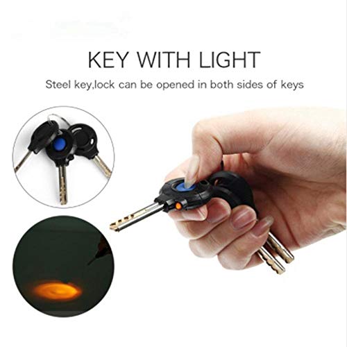 SRZR Bicycle Lock Bike Lock Waterproof Anti-Theft Cable Lock Bicycle Locks with Keys Bike Lock